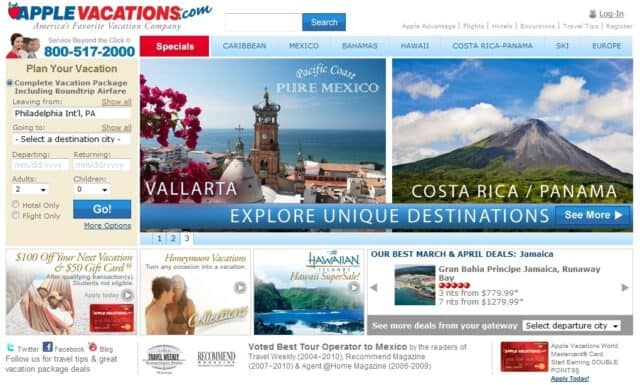 All About Apple Vacations - Go Backpacking