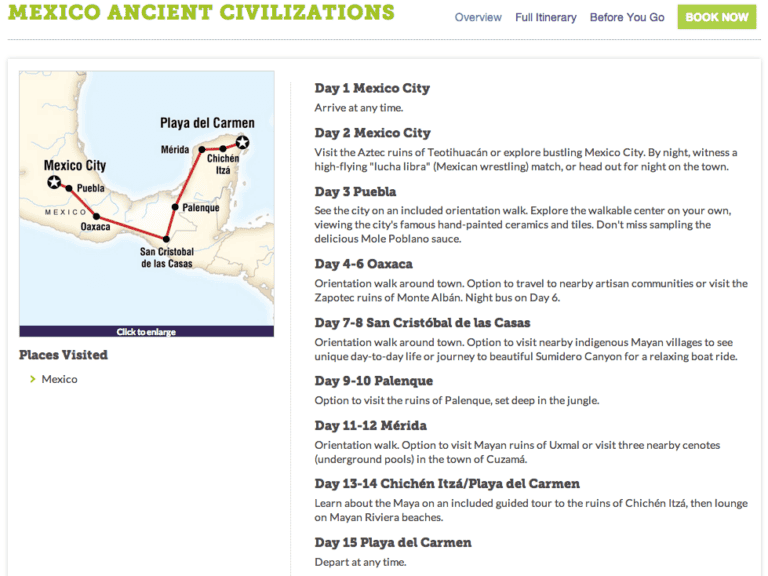 Mexico Ancient Civilizations Tour with G Adventures