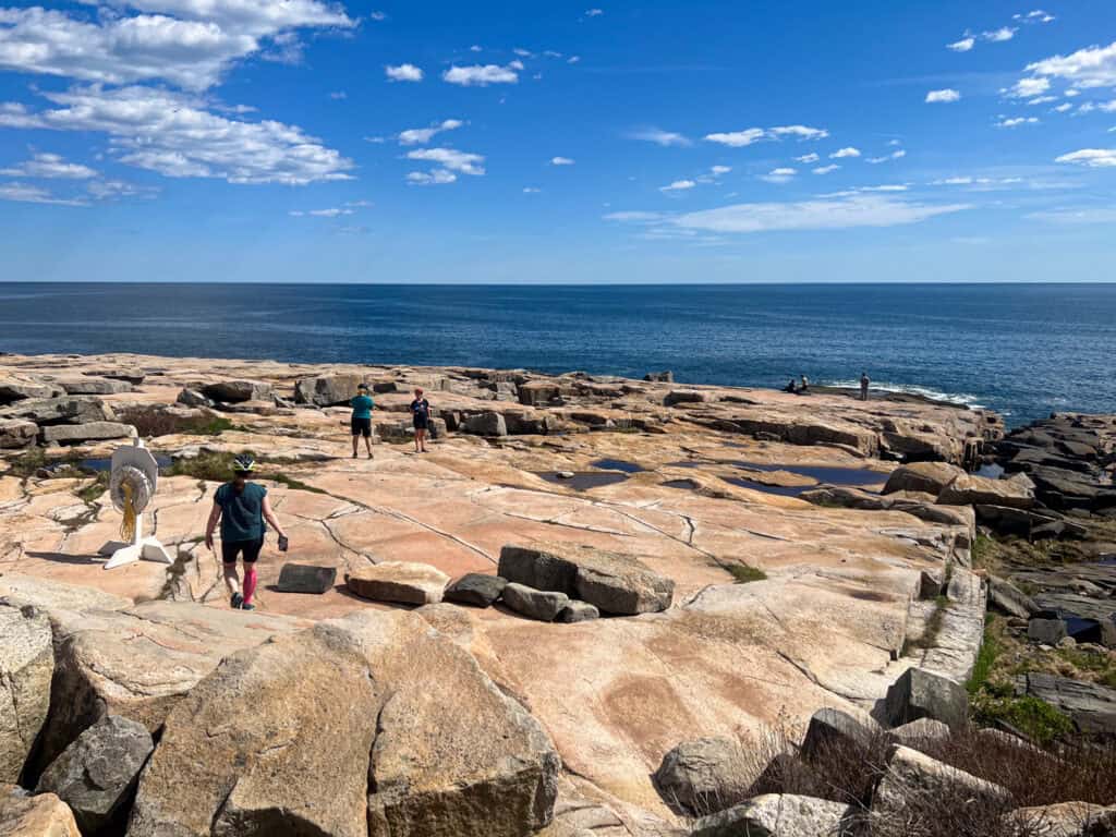Cycling Schoodic Peninsula in Acadia National Park