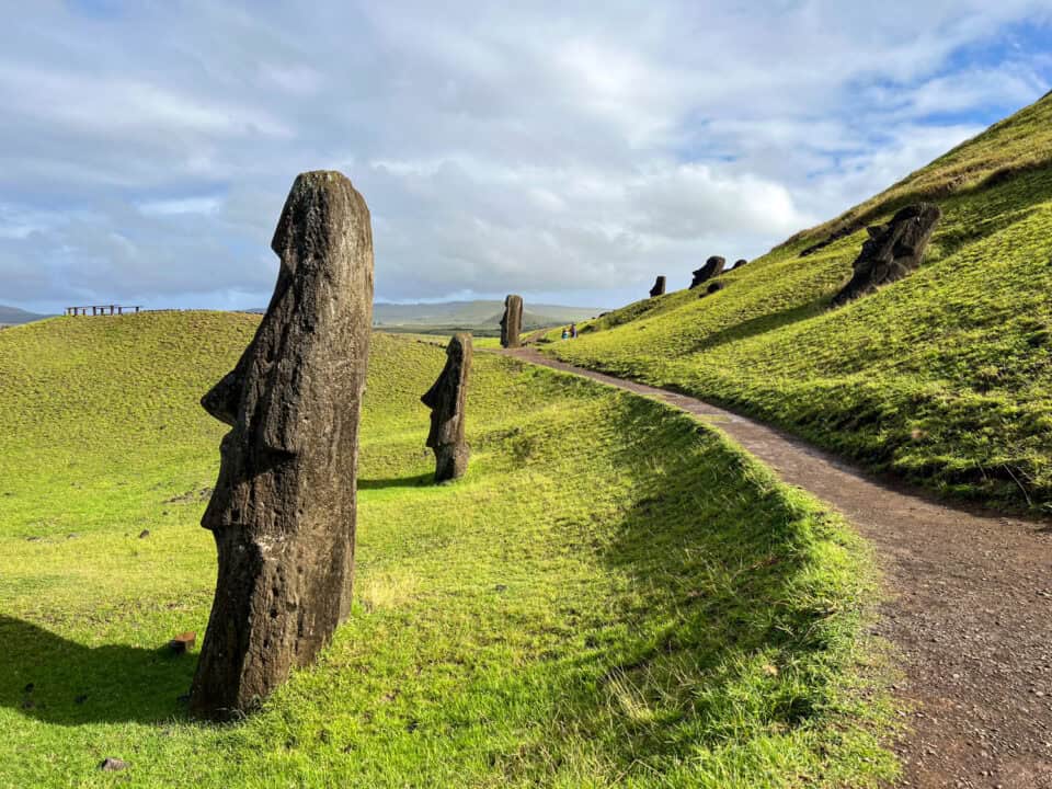 Inside Rano Raraku, Birthplace of the Moai on Easter Island