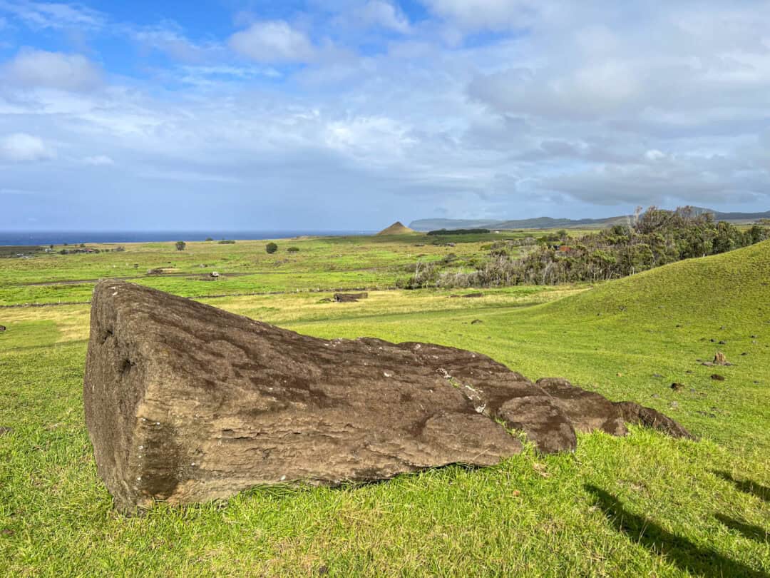 Inside Rano Raraku, Birthplace of the Moai on Easter Island