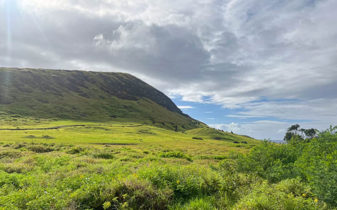 Inside Rano Raraku, Birthplace of the Moai on Easter Island