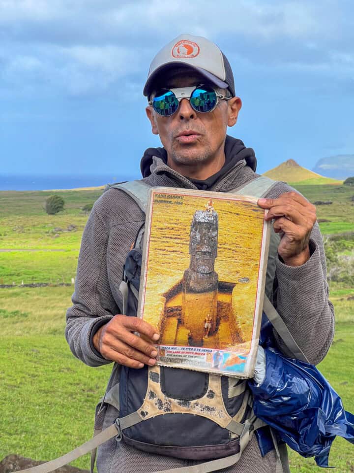 Inside Rano Raraku, Birthplace of the Moai on Easter Island