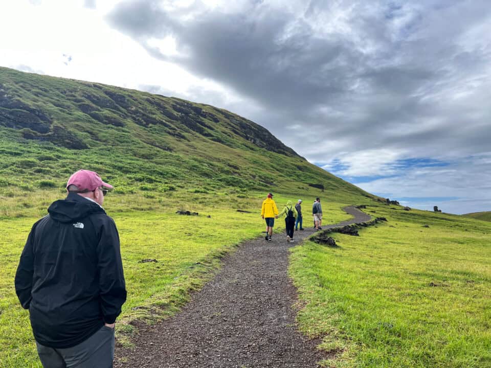 Inside Rano Raraku, Birthplace of the Moai on Easter Island